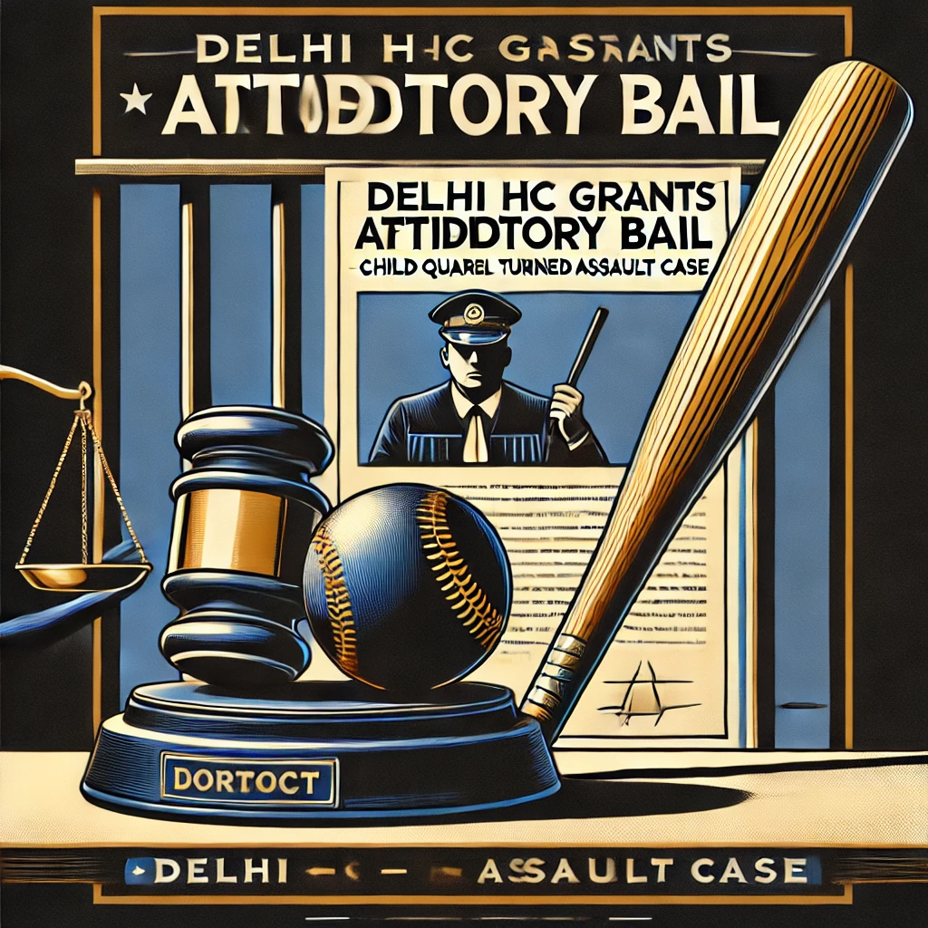 Delhi HC Grants Anticipatory Bail in Child Quarrel Turned Assault Case ...